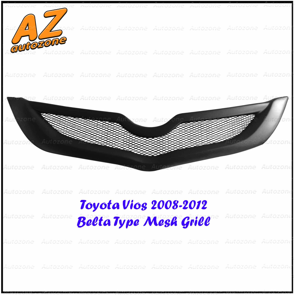 Toyota Vios Batman 2nd Gen 2008-2012 Front Grill MESH BELTA Design | Shopee Philippines