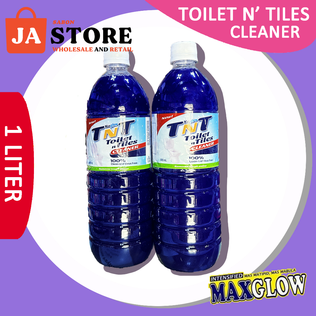 MAXGLOW TNT — Toilet Bowl N’ Tiles Cleaner 1 Liter | Shopee Philippines