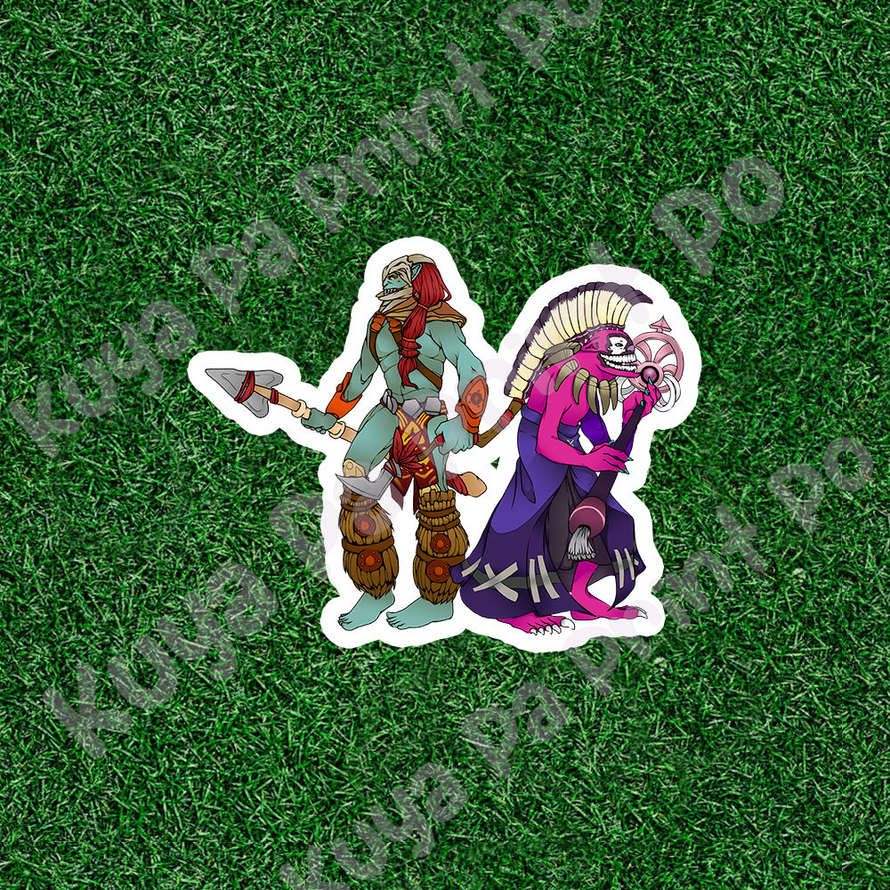Dota 2 Vinyl Laminated Stickers - Individual Die Cut (Waterproof and ...