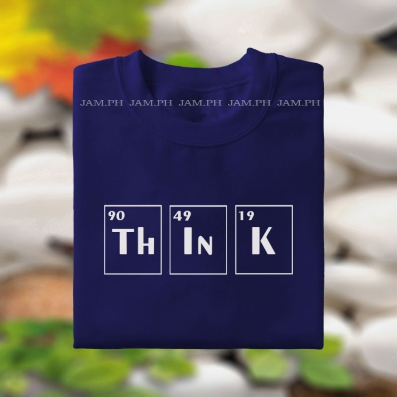 THINK SHIRT STATEMENT AESTHETIC T'SHIRT PRINTED UNISEX COTTON THICK ...