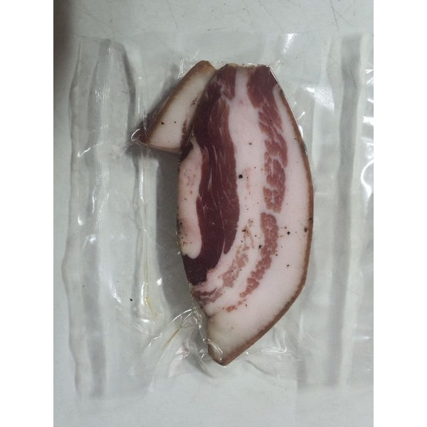 Premium Guanciale Stagionato / Aged Jowl (+/-) 125g and 250g | Shopee ...