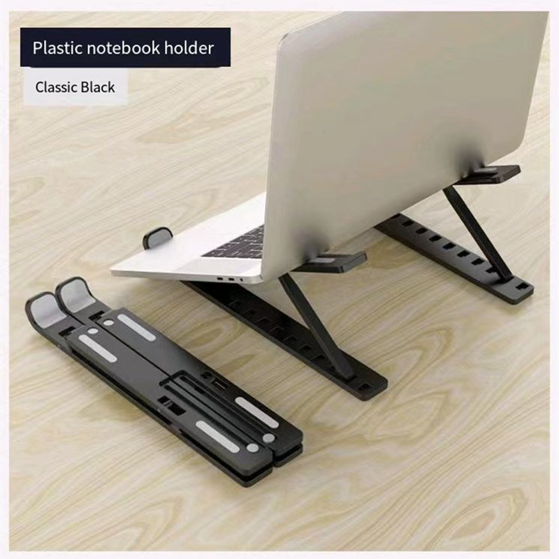 【P6】Lightweight Premium Plastic Stand Adjustable Folding Laptop Stand ...