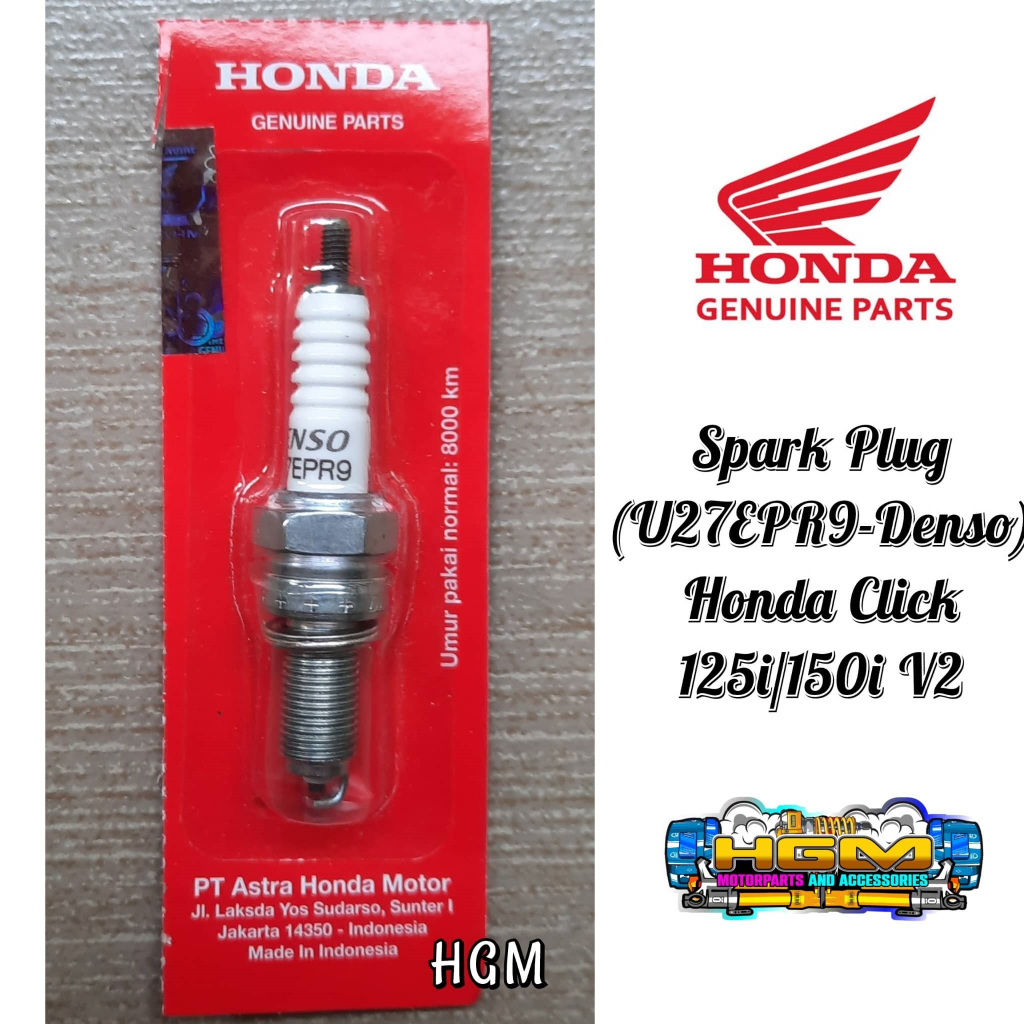 DENSO SPARK PLUG U27EPR-9 | HONDA CLICK 125/150i V1 V2, PCX, CBR 150 | 31926-KYT-901 | Shopee ...
