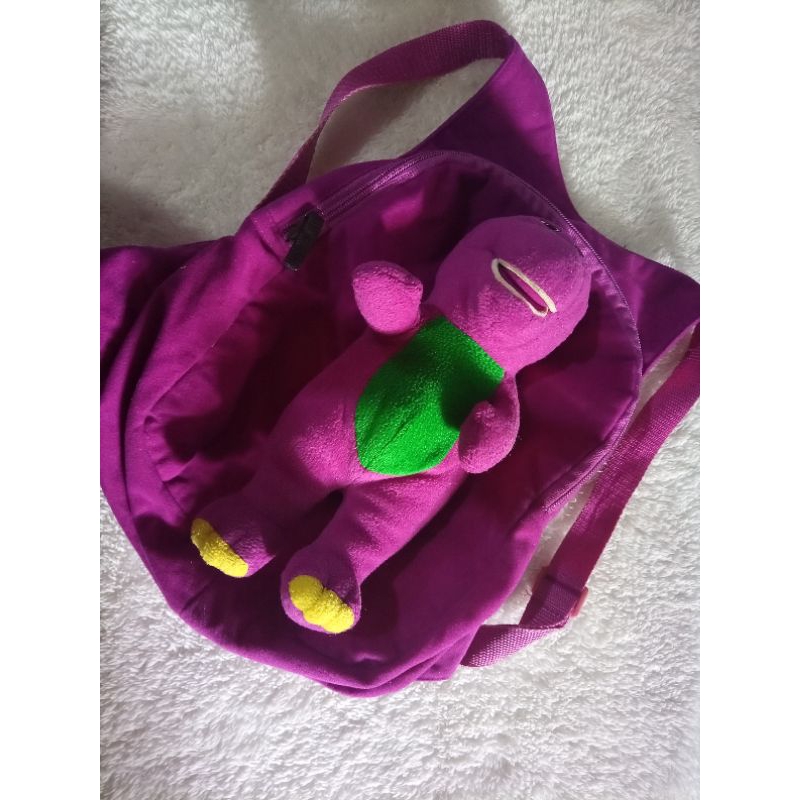 Barney small backpack | Shopee Philippines