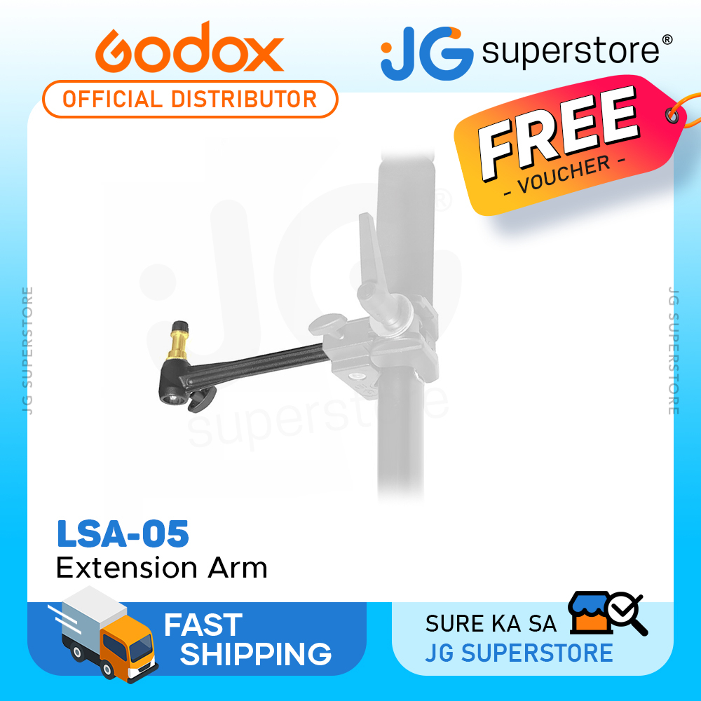 Godox LSA-05 Extension Arm for Light Stand Clamp Photography Supporting ...