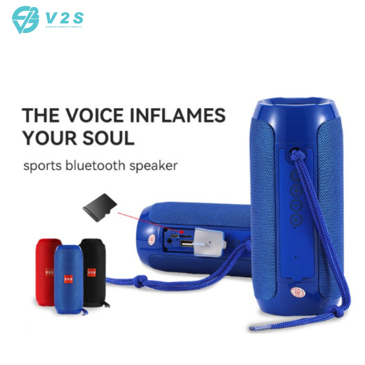 V2S VS803 V4.2 Portable Wireless Bluetooth Speaker Support Micro SD ...