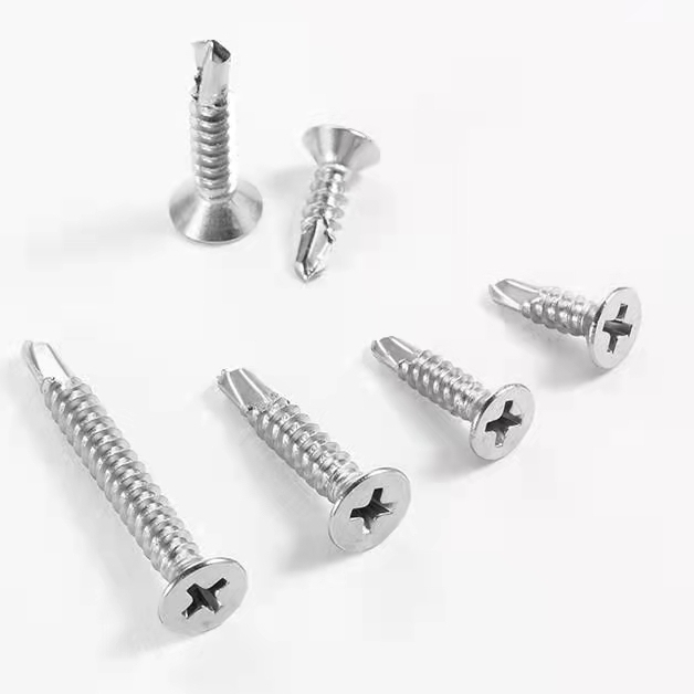 (500pcs) Hardiflex Screw Window Screw Flat Screw Flat Head Pan Head ...