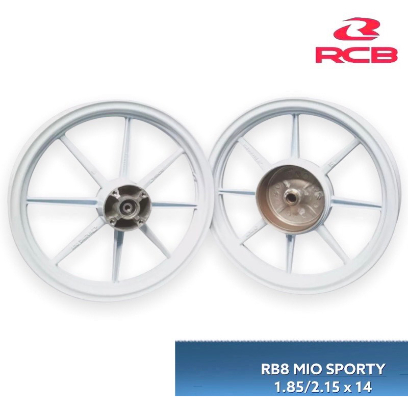 RCB MAGS SP811 [RB8] MIO SPORTY / NOUVO 1.85/2.15 X 14 (Complete with ...