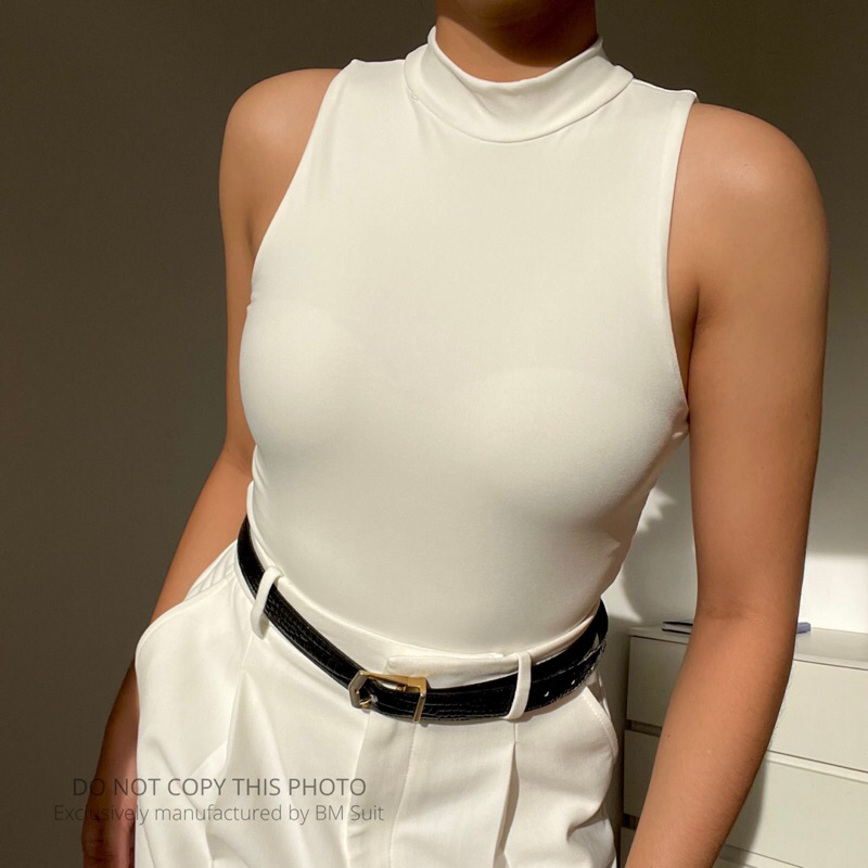 Cielo Top | Turtleneck Sando | by BM Suit | Shopee Philippines