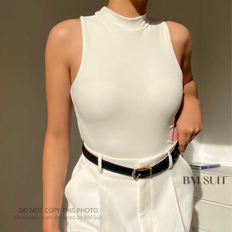 Cielo Top | Turtleneck Sando | by BM Suit | Shopee Philippines