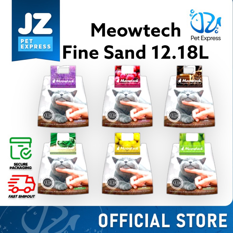 Meowtech Ultra Premium Fine Sand Cat Litter 12.18L | Shopee Philippines