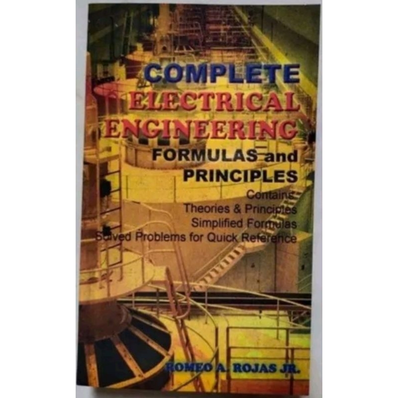 Complete ELECTRICAL ENGINEERING Formulas &Principles by Capote | Shopee ...