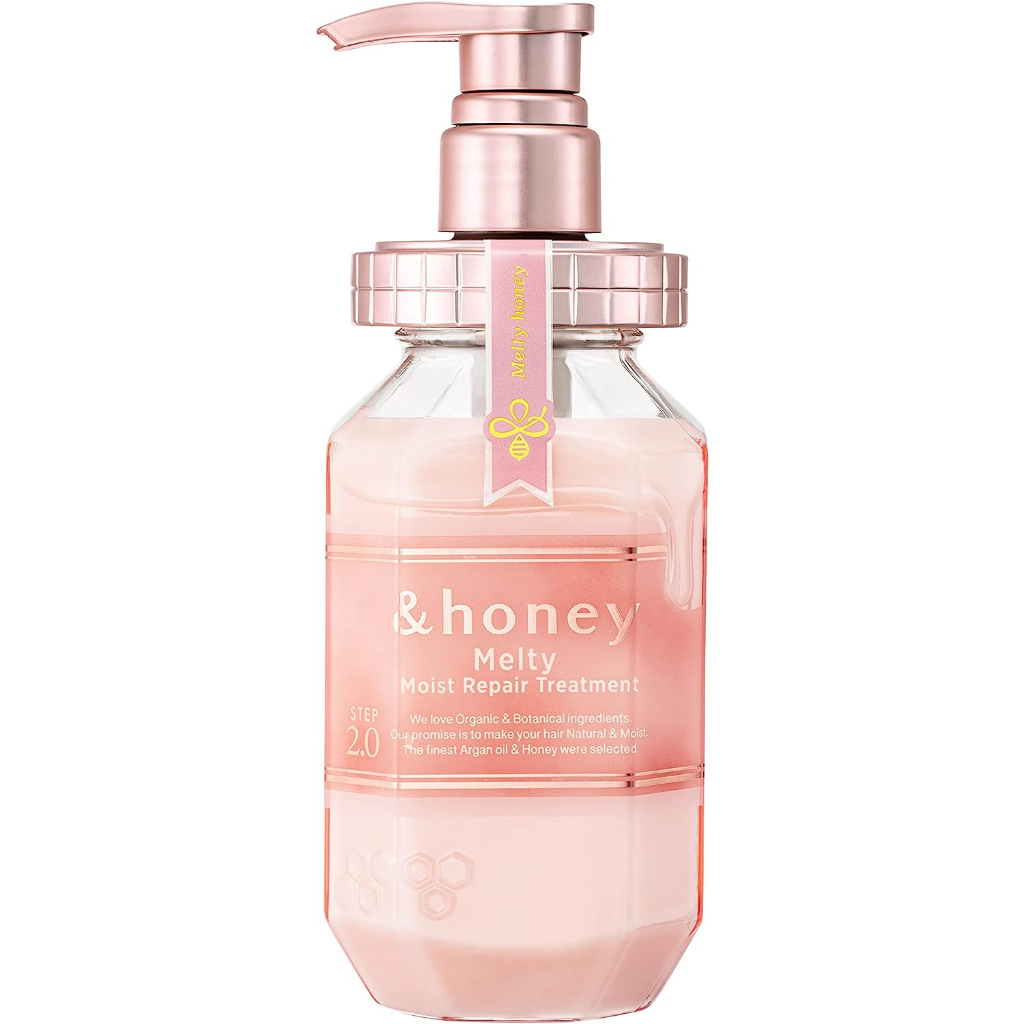 &honey Melty Moist Repair Shampoo (440ml) Melty Moist Repair Treatment (445g), Made in Japan ...