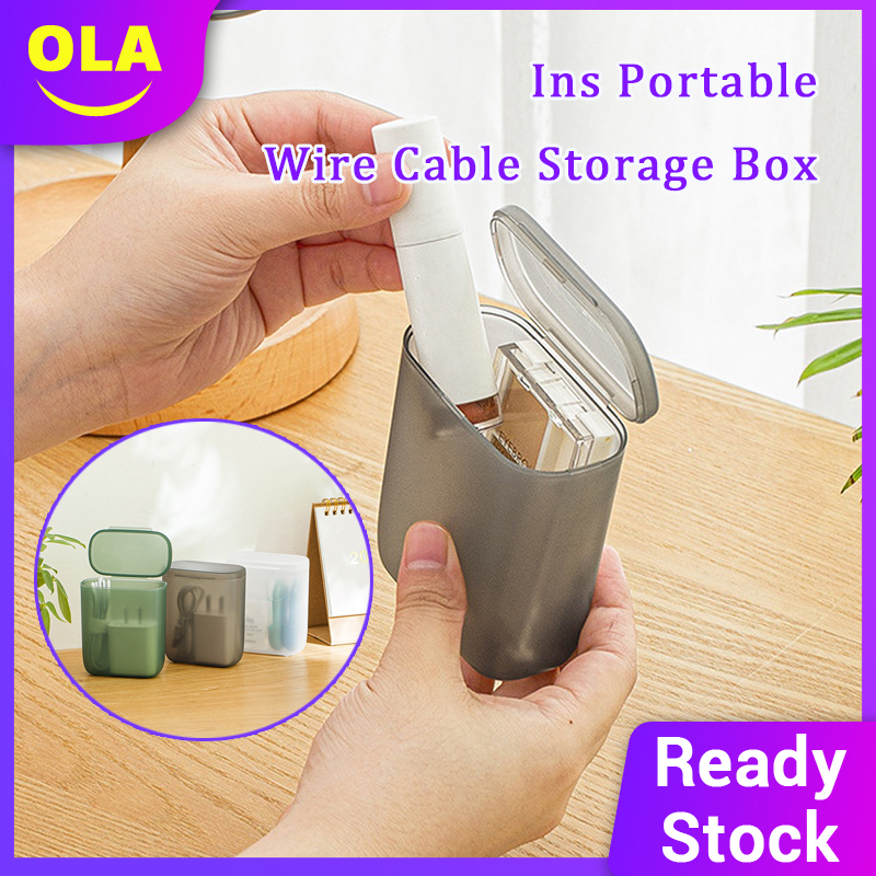 Dustproof Portable Cable Storage Transparent Box for Cable Wire ...