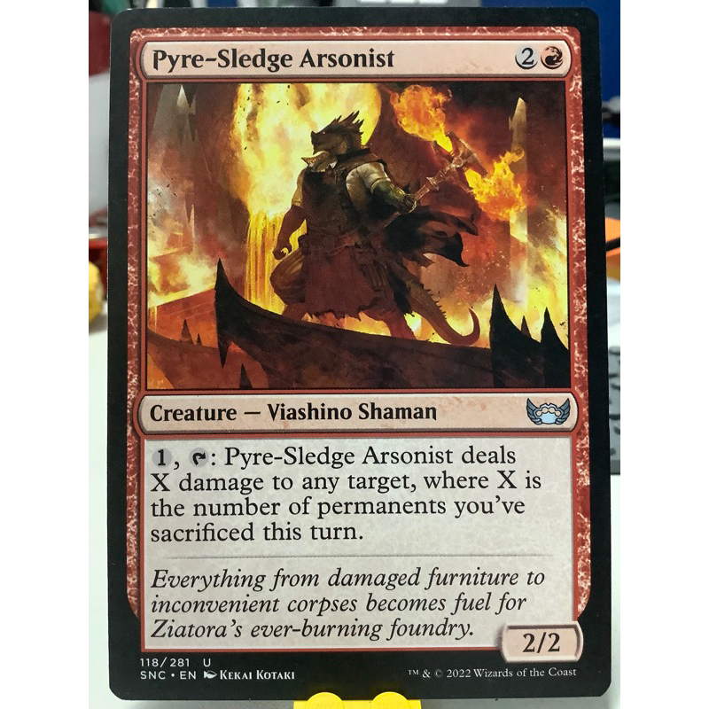 MAGIC: The Gathering - Pyre-Sledge Arsonist (Streets of New Capenna ...