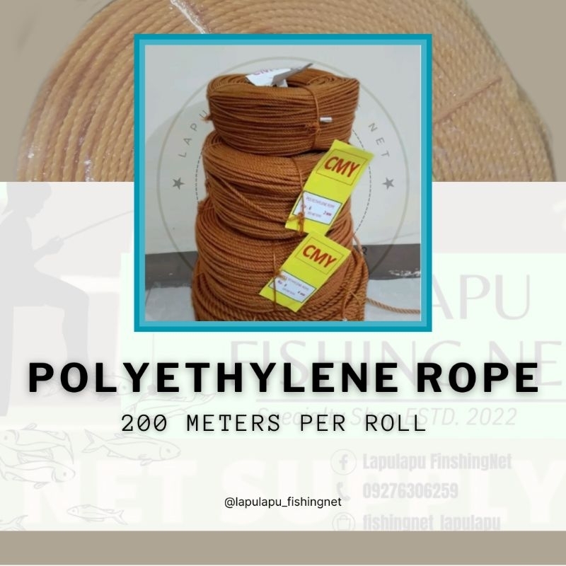 [1, 2, 3] CMY Polyethylene rope (200 meters per roll) | Shopee Philippines