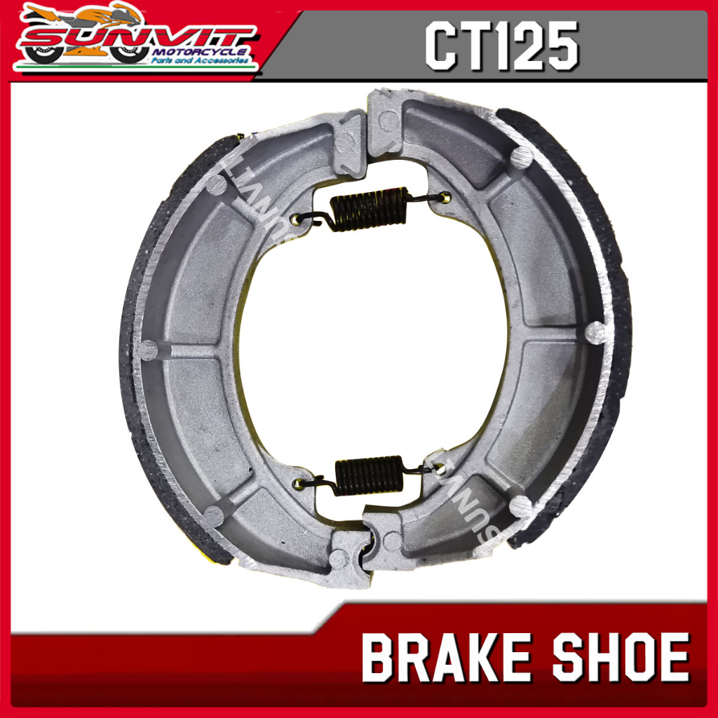 MOTORCYCLE BRAKE SHOE CT125 KAWASAKI | Shopee Philippines