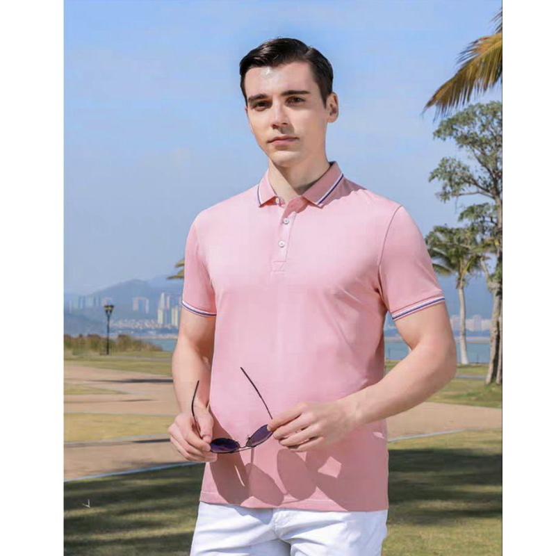 Mens Polo Shirt Plain Fashion Casual Summer Short Sleeve Polo T Shirts