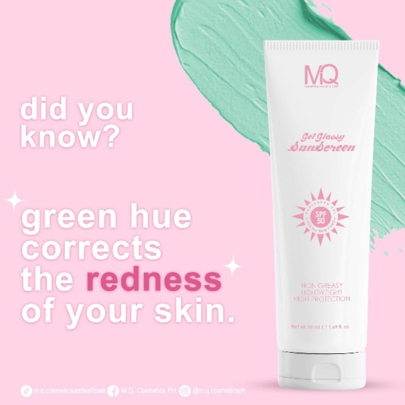 M.Q. Cosmetics Get Glassy Sunscreen | Shopee Philippines
