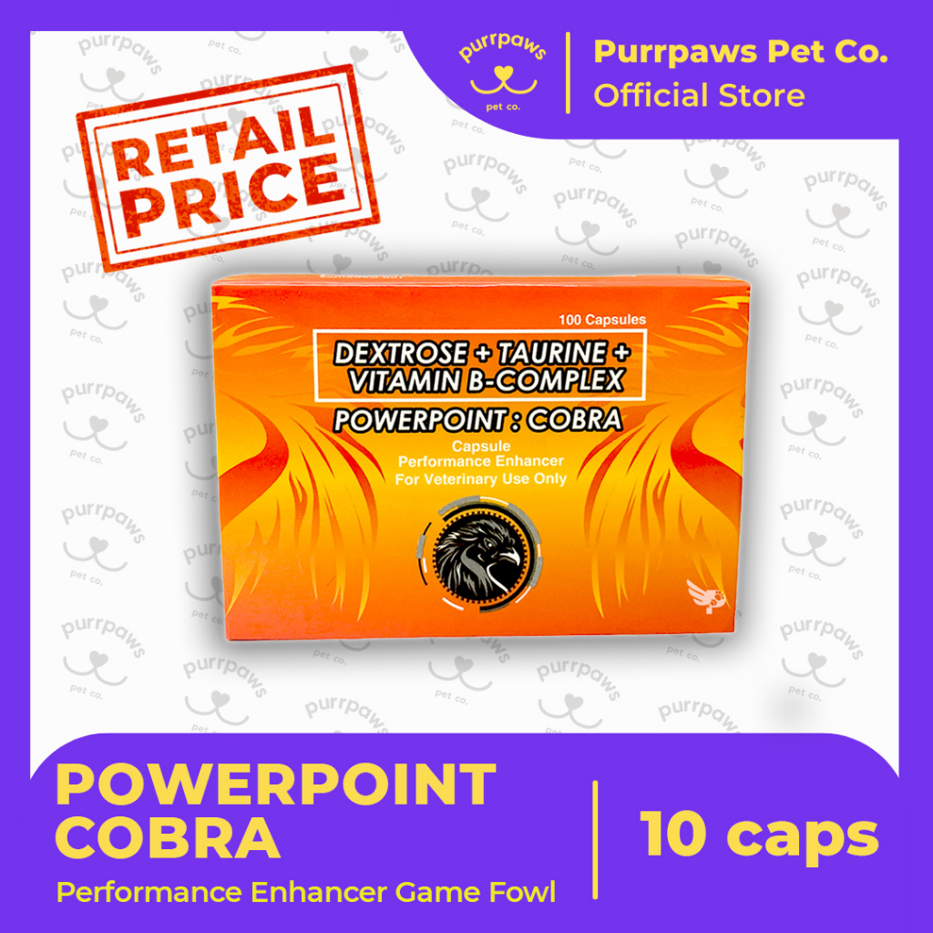 POWERPOINT COBRA Performance Enhancer for Game Fowls (TINGI/RETAIL) (10 ...