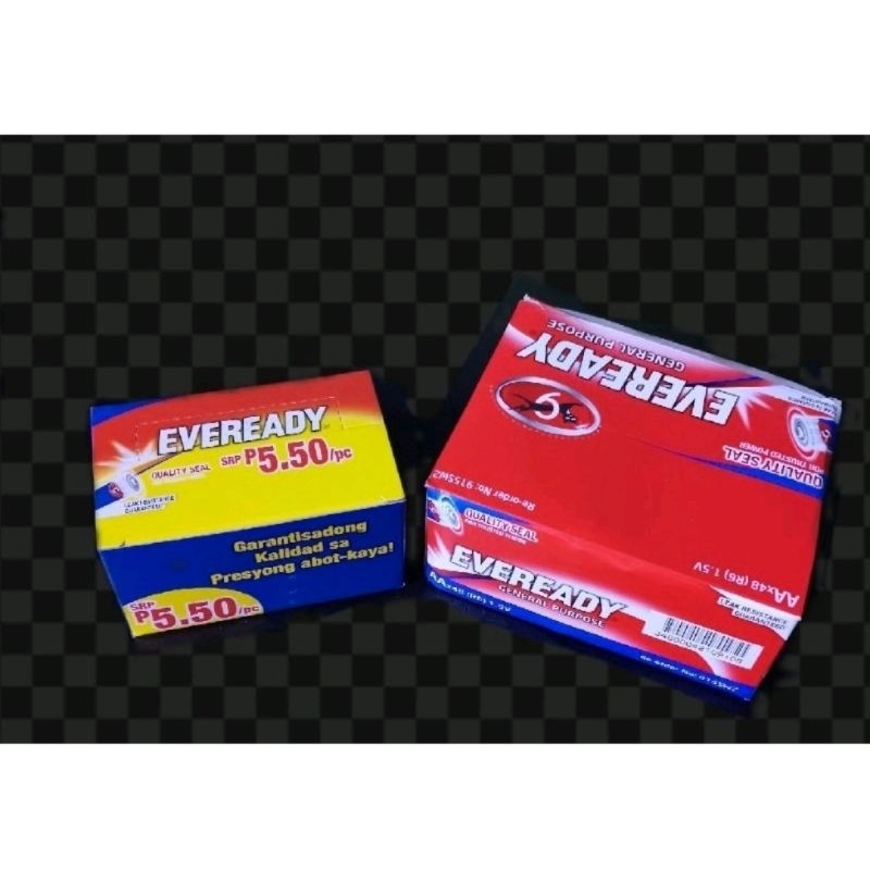 original eveready blue Size.AAA Size.AA COD 1BOX | Shopee Philippines