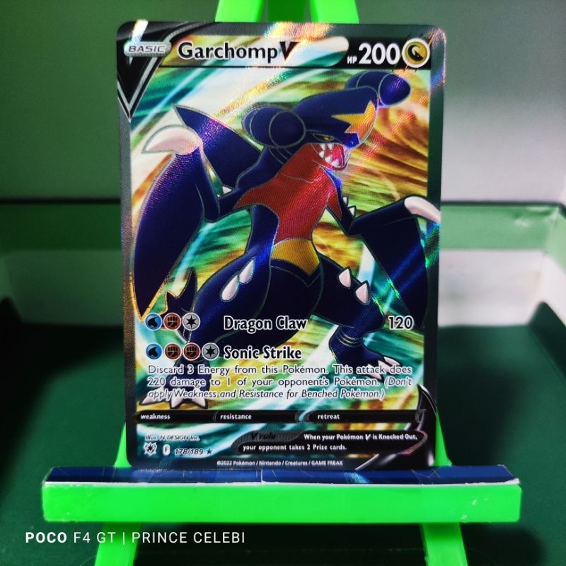 Pokemon TCG - Garchomp V Full Art | Shopee Philippines