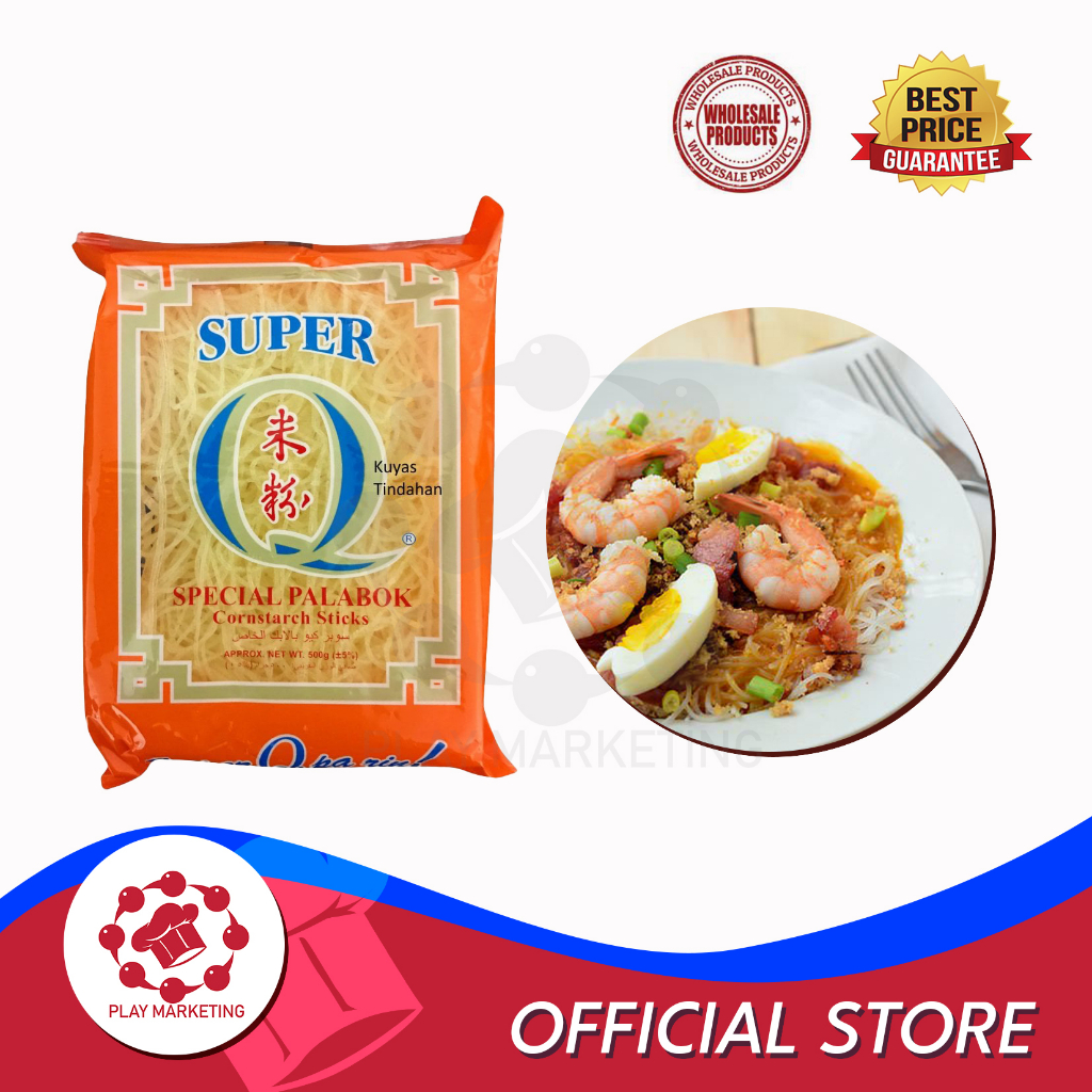 SUPER Q PALABOK QUALITY NOODLES 500G | Shopee Philippines