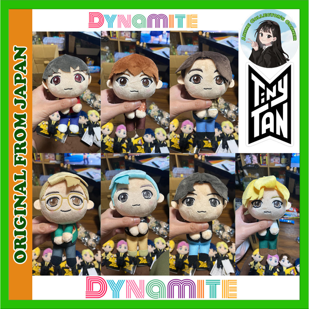 TinyTAN Dynamite Sit-down Plush BTS Tiny Tan Authentic Sega | Shopee Philippines