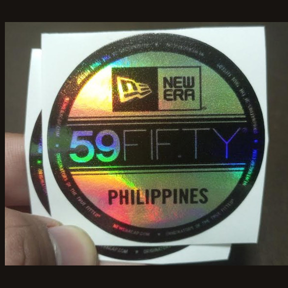 New Era NewEra Cap Replacement Visor Sticker Decals hologram 59fifty ...
