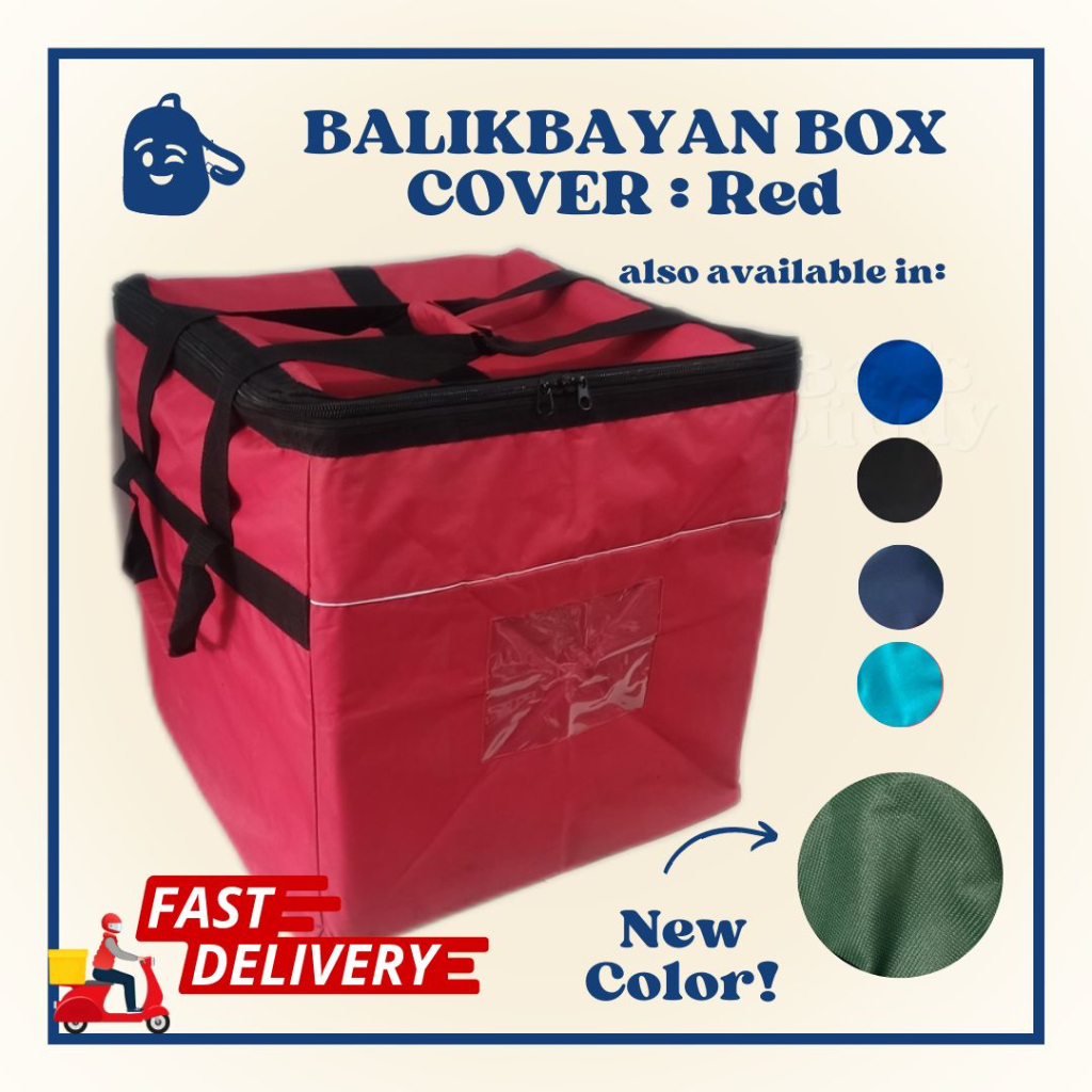 Balikbayan Box Bag Heavy Duty Cover (RED) - 20x20x20 FREE ECO BAG FAST ...