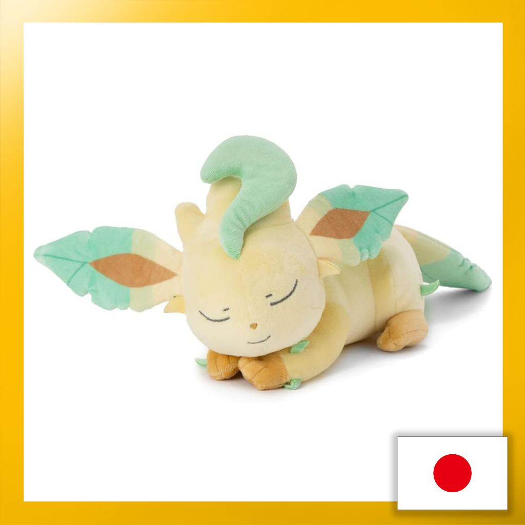 Pokemon Sleeping Friend Plush S Leafeon Width Approx. 36cm【Direct from ...