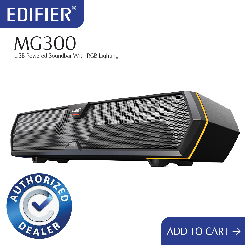 Edifier MG300 Bluetooth USB Powered Sound bar RGB Lighting Speaker | Shopee Philippines