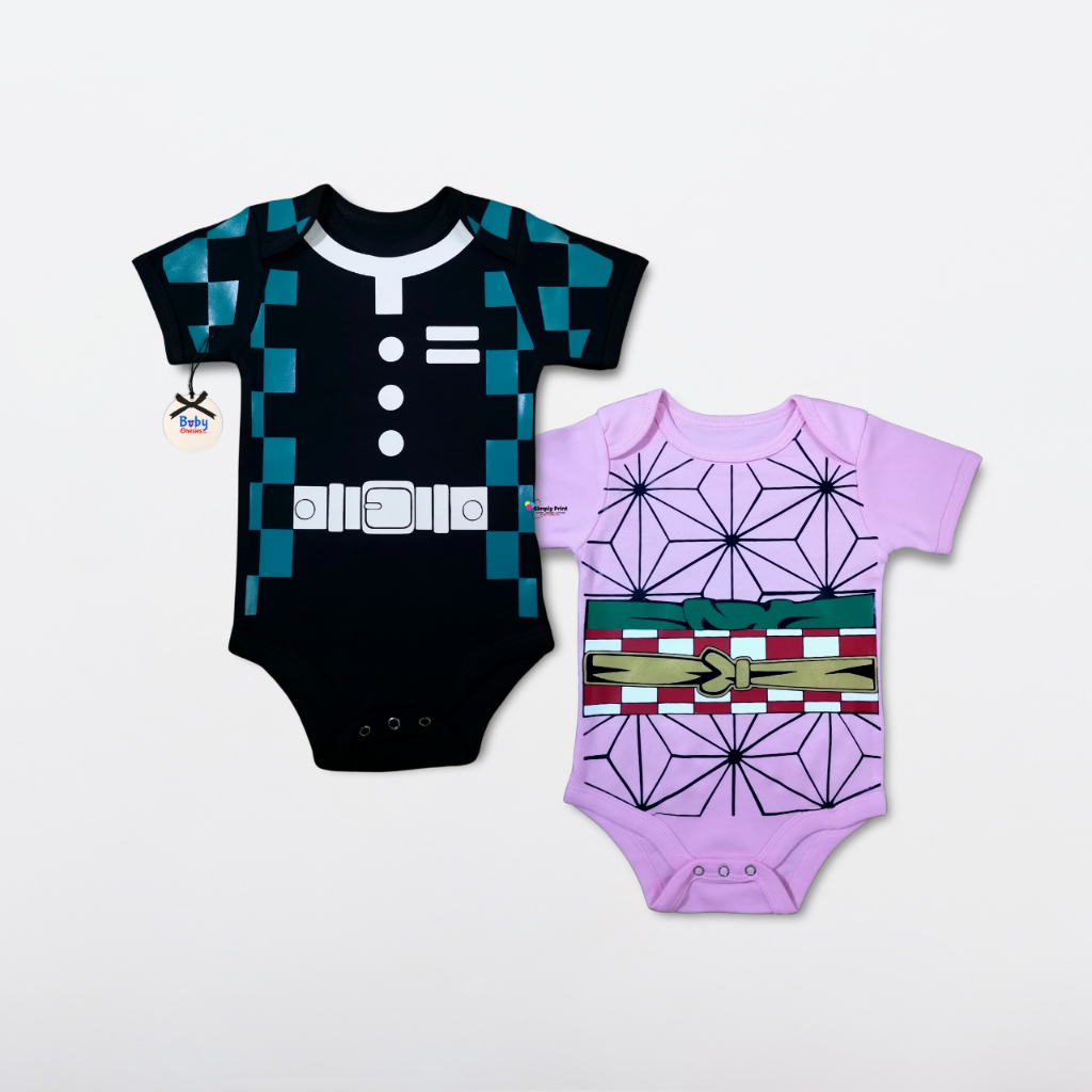 Baby Onesies PH Demon Slayer Tanjiro Nezuko Anime Baby Boy Girl Clothes ...