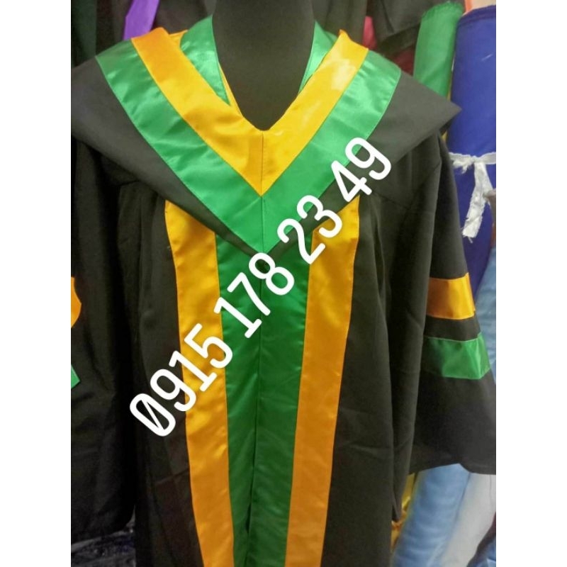 master of arts in Nursing academic regalia graduation Toga with hood ...