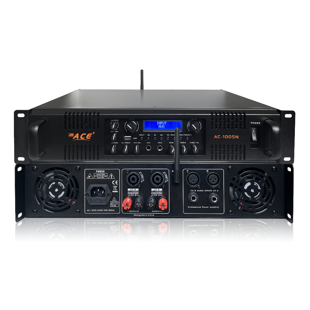 ACE AC-1005N Professional Power Amplifier | Shopee Philippines
