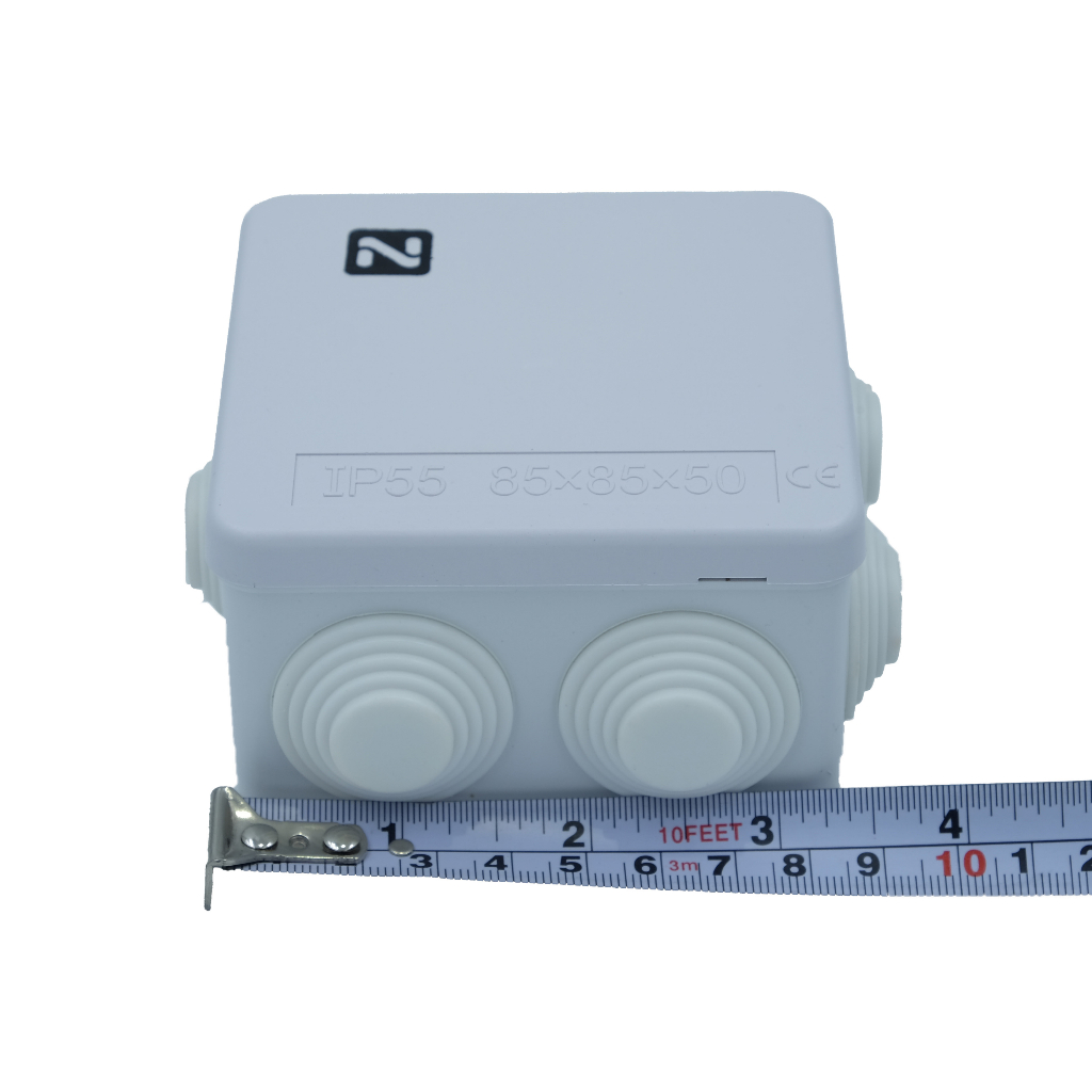 Nextline IP55 Junction Box for CCTV PVC Hard Plastic 85x85x50 mm XS ...