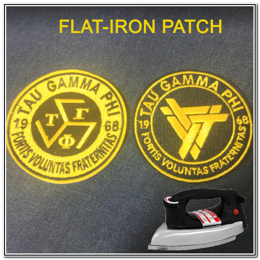 Tau Gamma Phi Triskelion Iron-on Iron Embroidered Patches Patch Grand ...