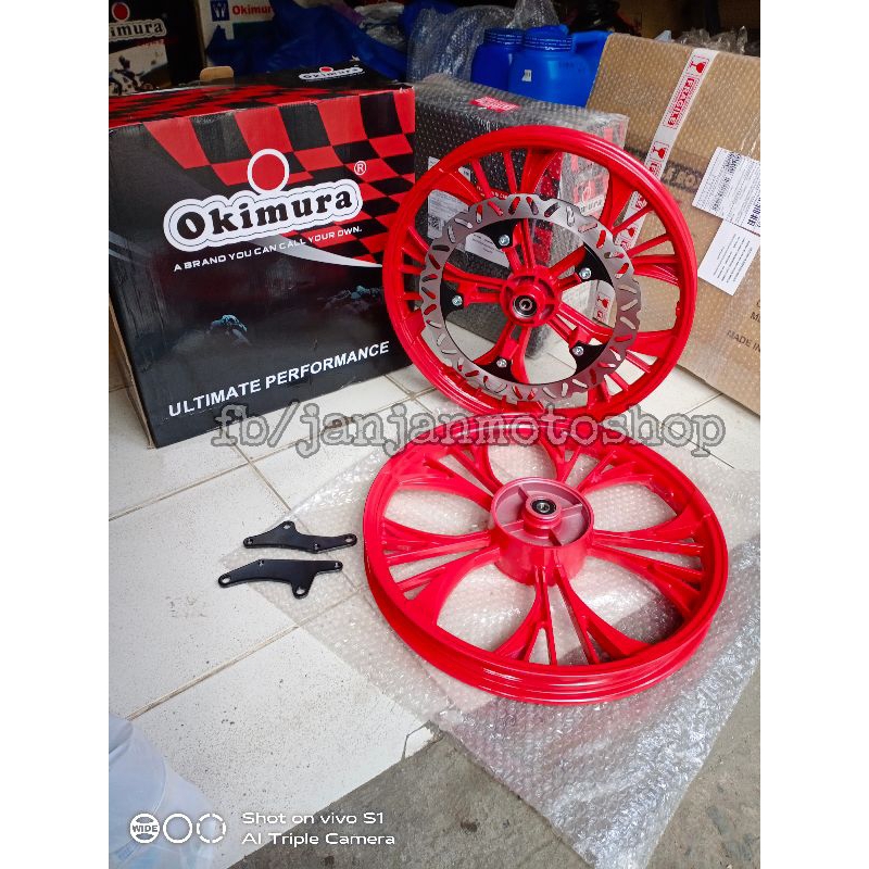 OKIMURA MAGS WHEELS XRM/WAVE WITH GEARBOX | Shopee Philippines