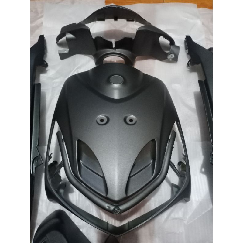 Mio Sporty Fairings Set 6 pcs Matte Grey | Shopee Philippines