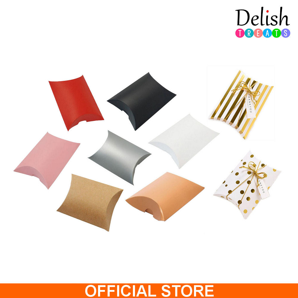 Delish Treats Pillow Box (4.52in x 2.75in) - Pack of 20pcs DTPH0222 ...