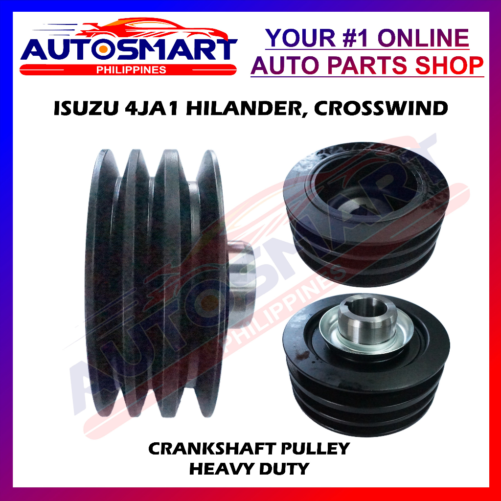 Isuzu Crosswind, Hilander 4JA1,foton view, CrankShaft Pulley | Shopee ...