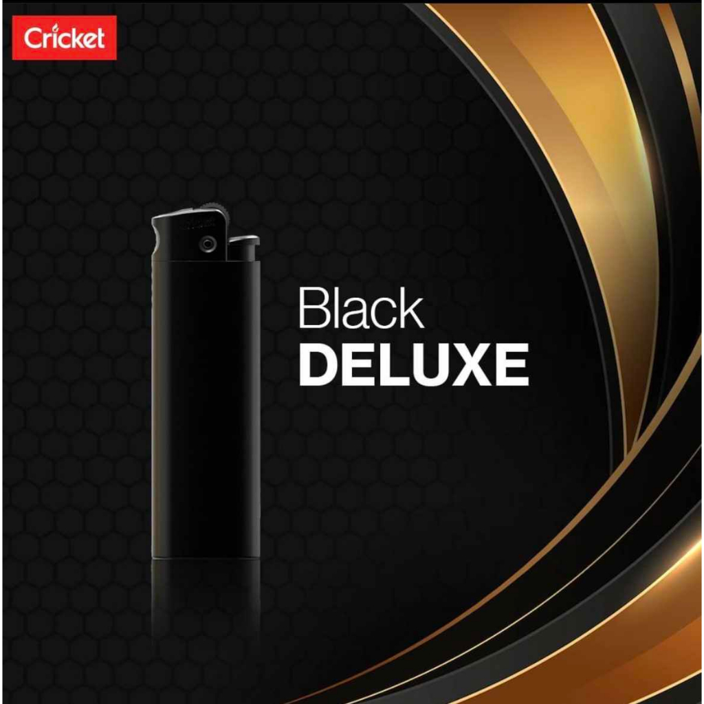 Cricket Lighter Deluxe Steel MATTE BLACK (1pc) | Shopee Philippines