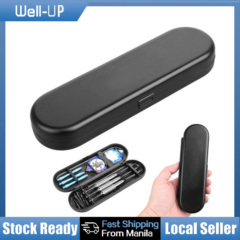 Portable Dart Storage Box Black Plastic Dart Lightweight Darts Box for ...