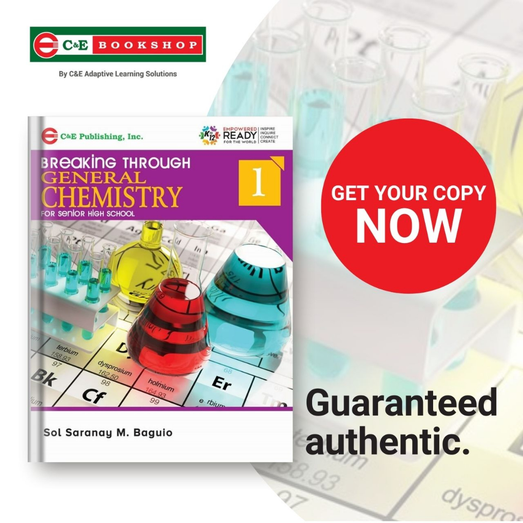 Breaking Through General Chemistry 1 for Senior High School-9789719809562 - C&E Bookshop ...