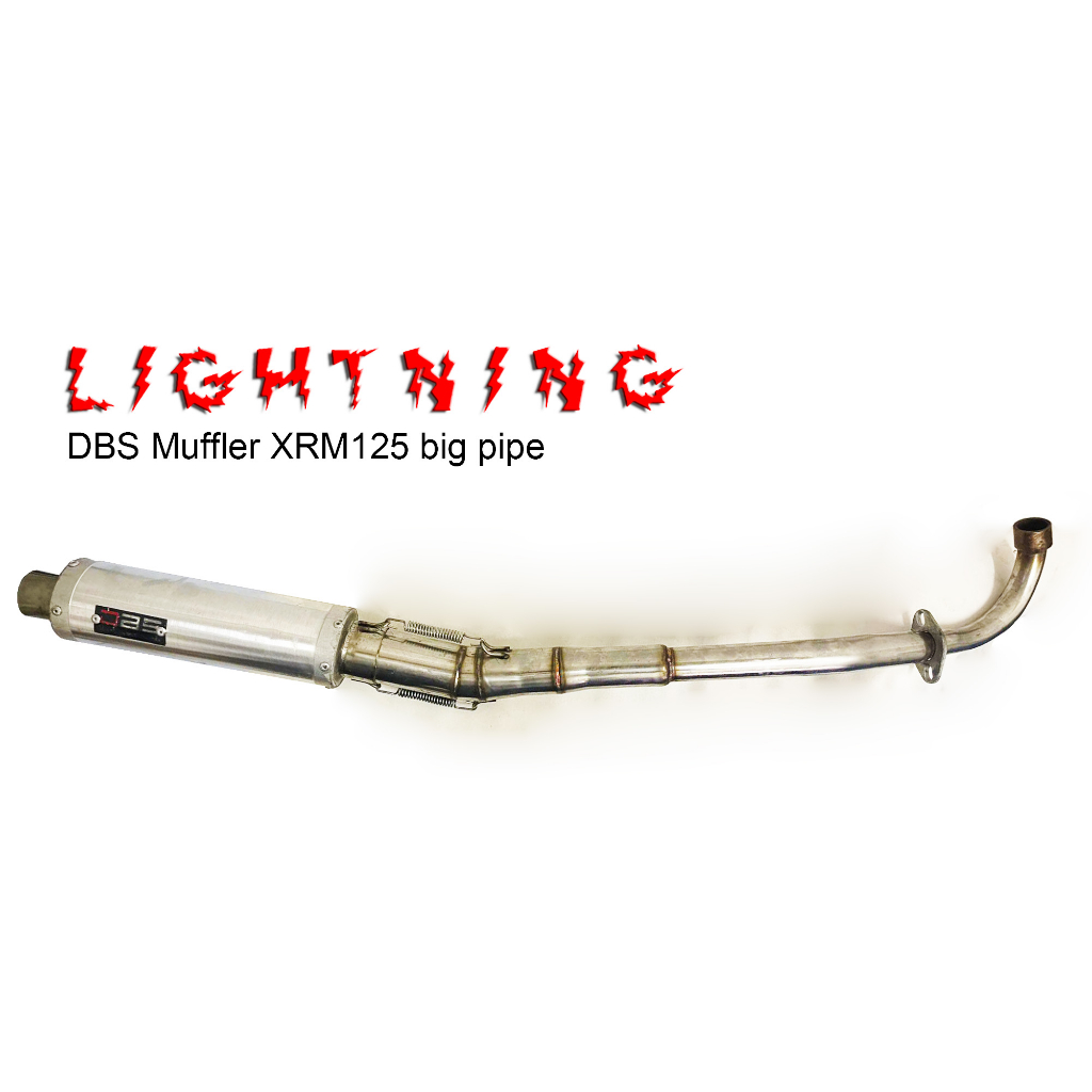 DBS Muffler XRM125 XRM110 big pipe Big Elbow | Shopee Philippines