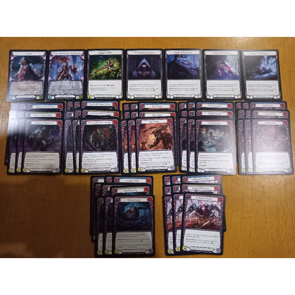 FAB Shadow Brute Playset of Commons & Rares from Dusk till Dawn Flesh ...