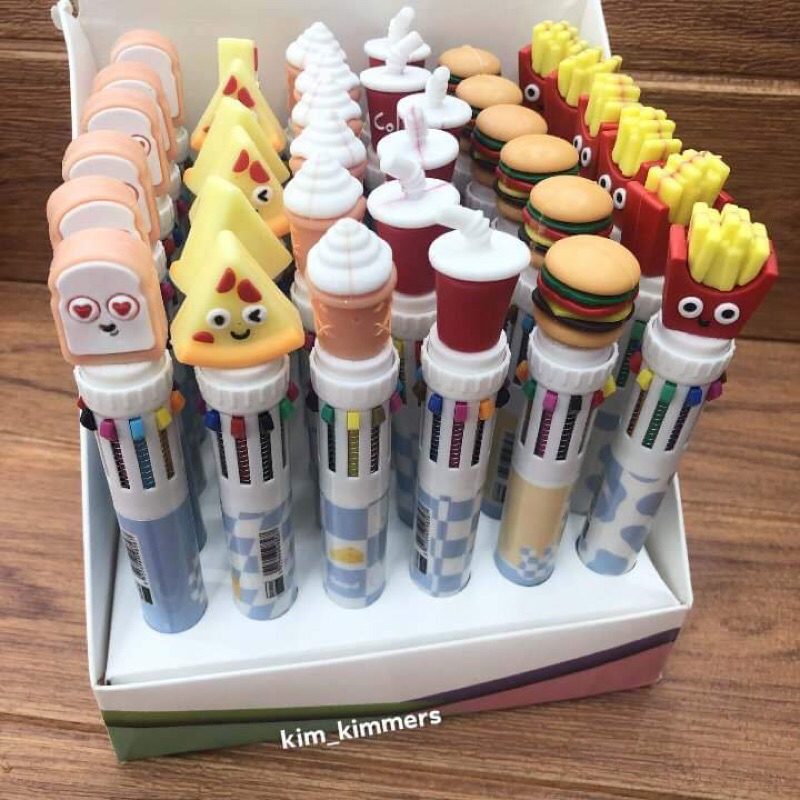 10 color Pen cute ballpen | Shopee Philippines
