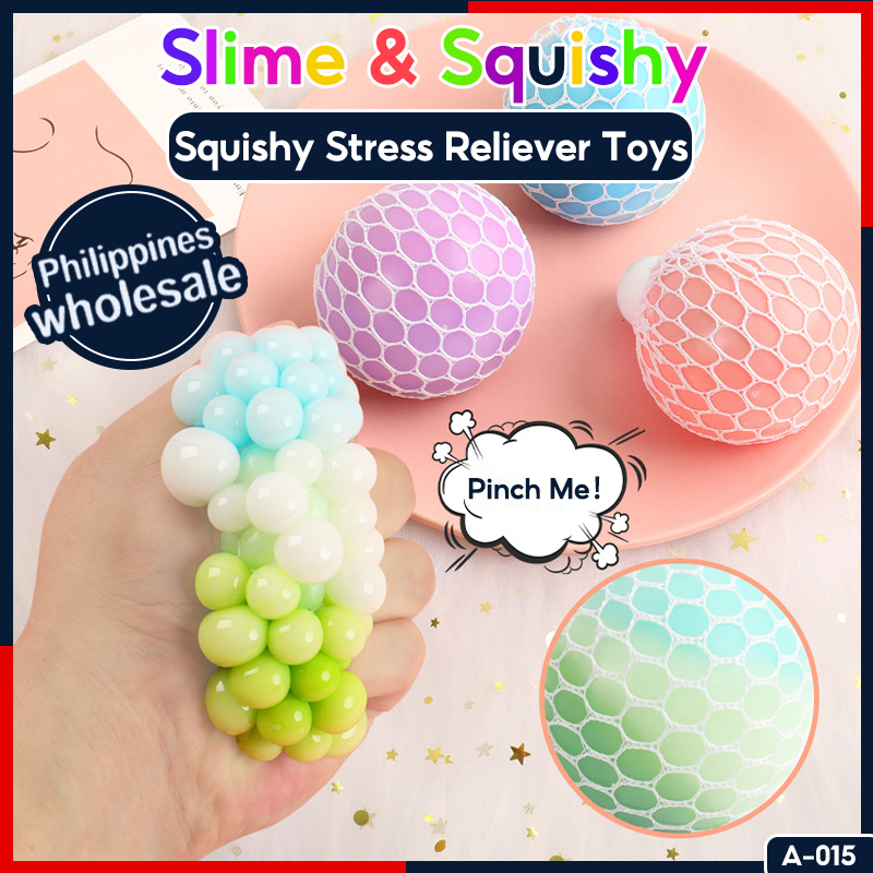 Squishy Ball Toys For Adults And Kids Stress Reliever Toys Pop It Ball ...