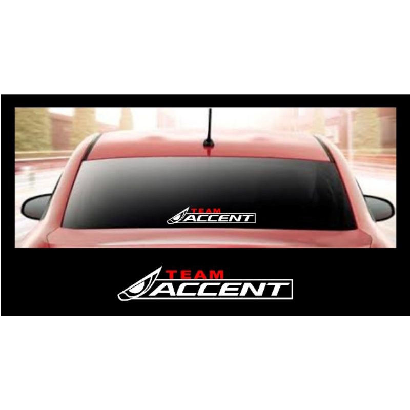 Team Accent Sticker for Hyundai Accent Fit for all Model | Shopee Philippines