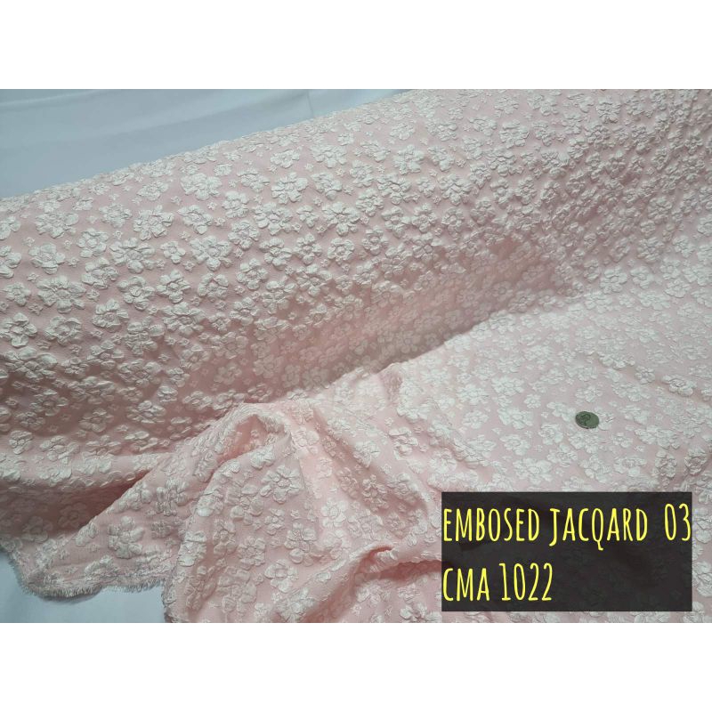 EMBOSSED JACQUARD FABRICS | Shopee Philippines